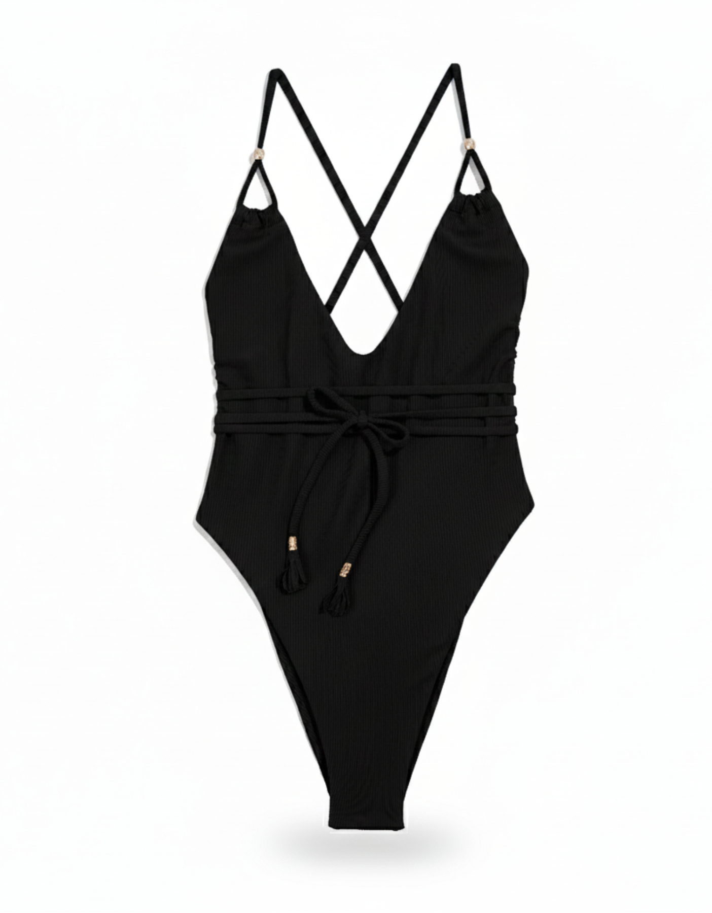 Gyre One-Piece Swimsuit | Convertible Black One-Piece & Bodysuit – Saja ...