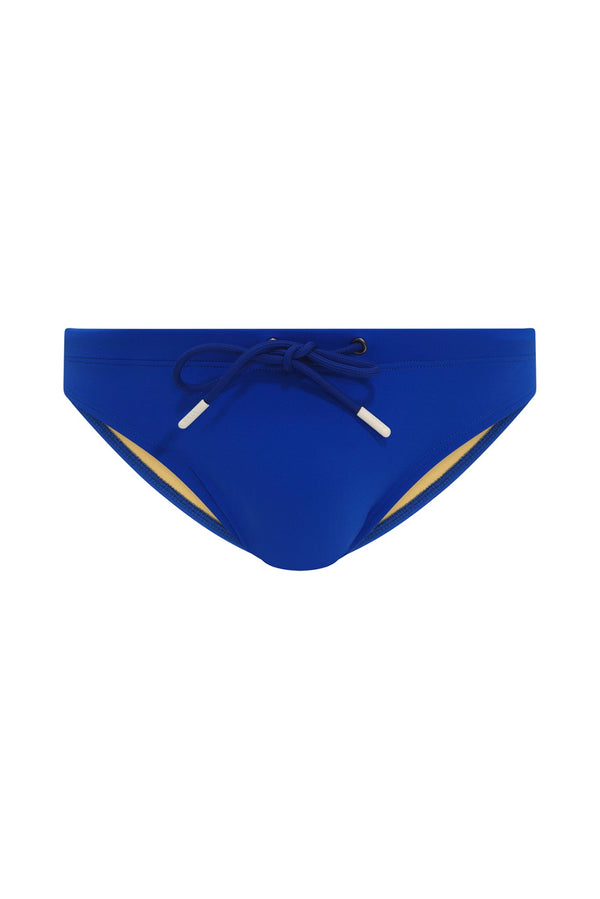Cobalt Blue Low Cut Swim Brief for Men | Modern Fit – Saja Swimwear