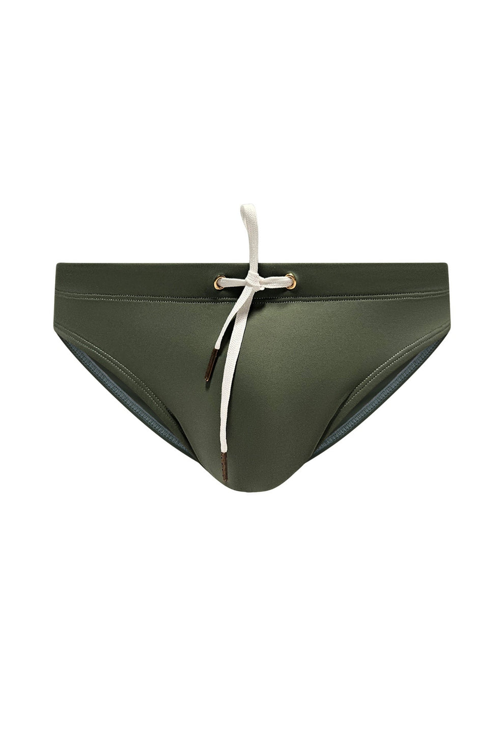 Sage Green Low Cut Swim Brief – Saja Swimwear